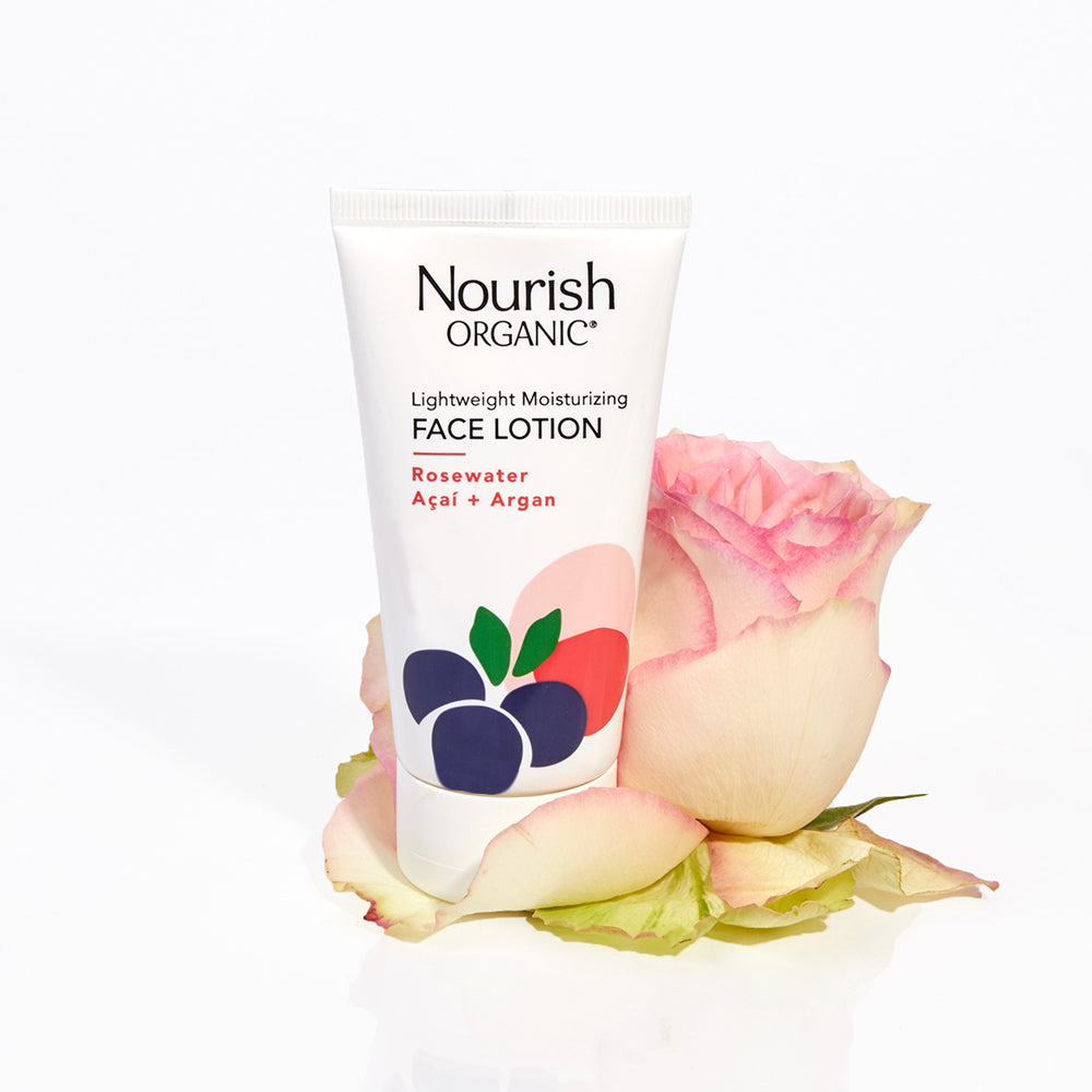 Nourish Organic Lightweight Moisturizing Face Lotion