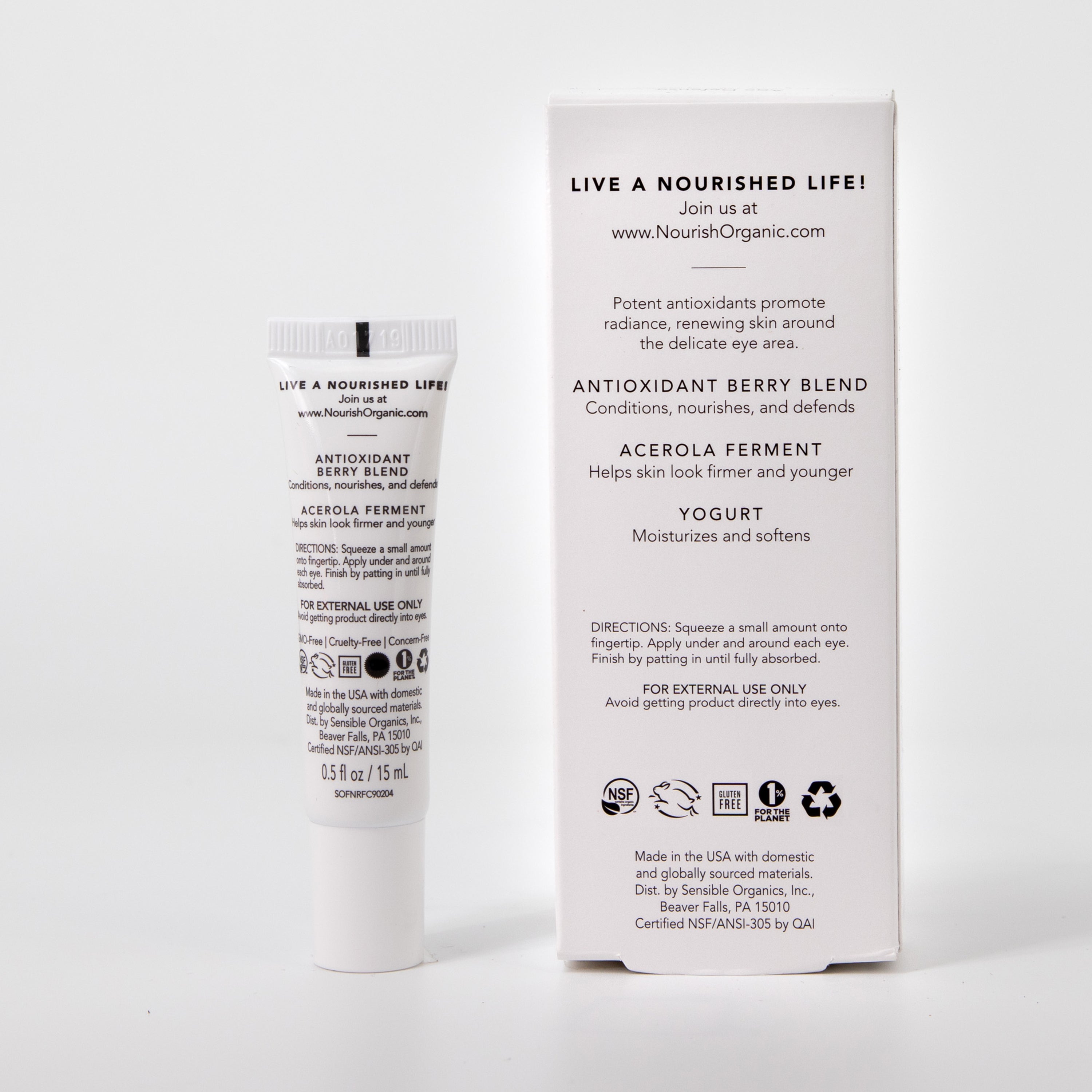 Nourish Organic Age Defense Eye Treatment
